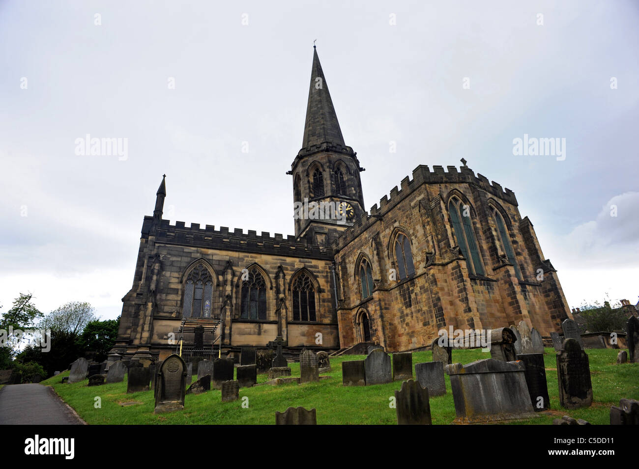 All Saints Parish Church in Bakewell Stock Photo - Alamy