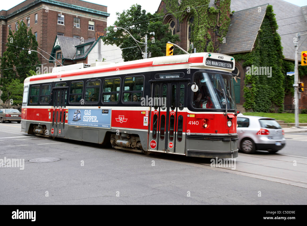 toronto transit system ttc tram ontario canada Stock Photo - Alamy
