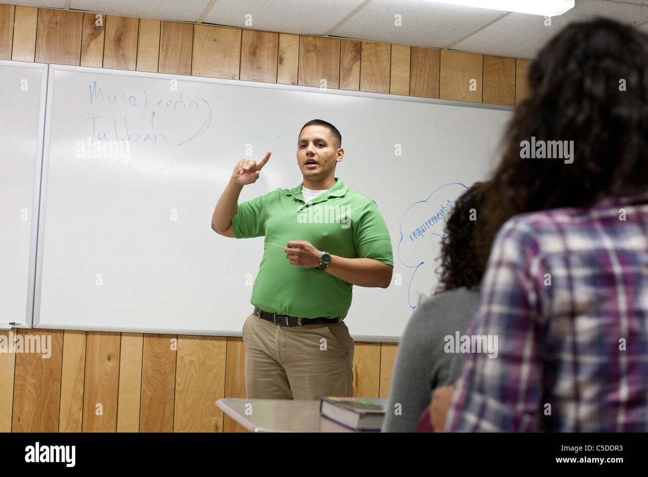 War veteran classroom hi-res stock photography and images - Alamy