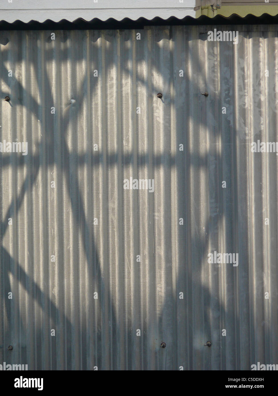Shadow of High voltage electricity cable, lines & masts transmission ...
