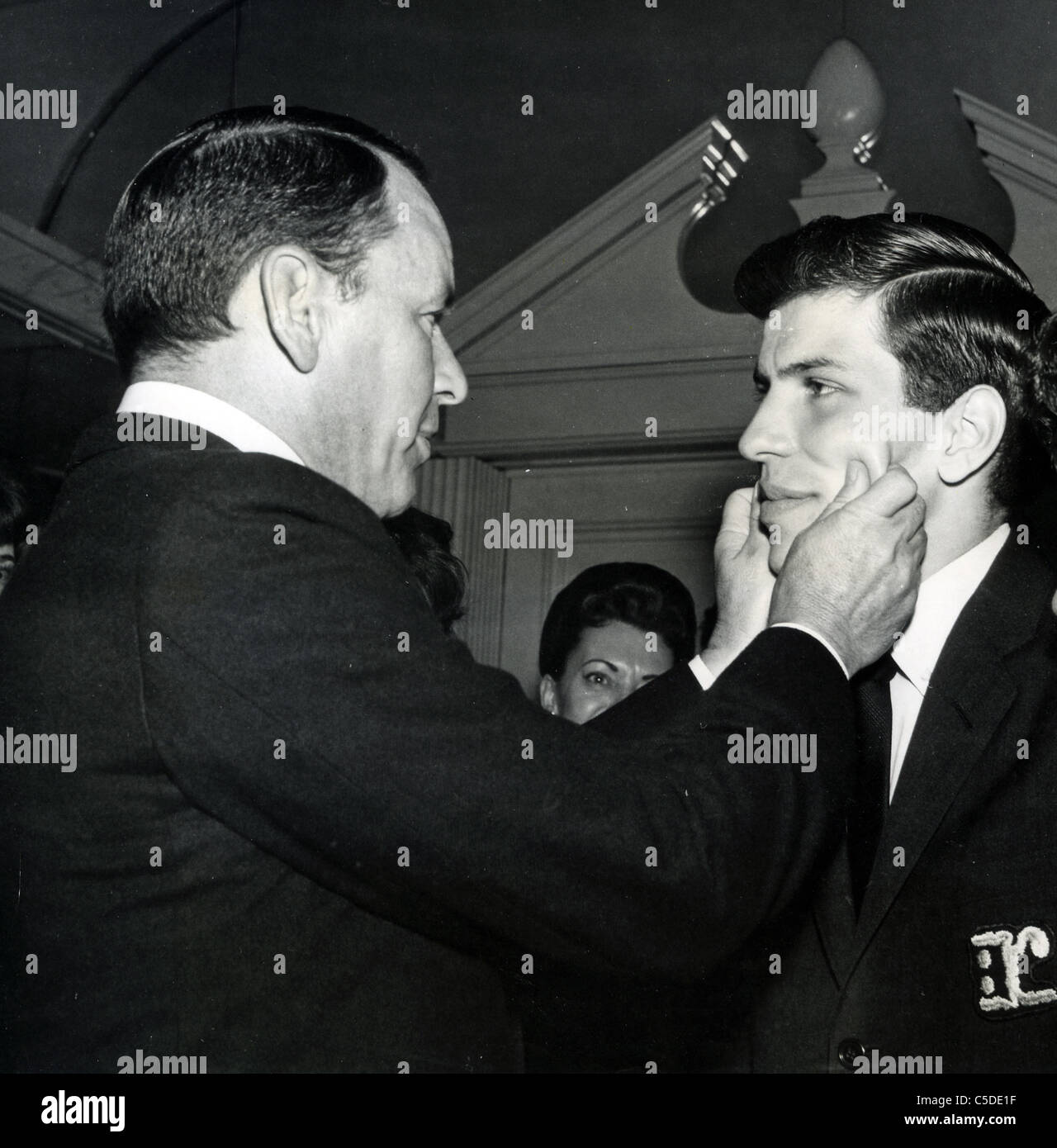 FRANK SINATRA with son Frank Jnr about 1965 Stock Photo - Alamy