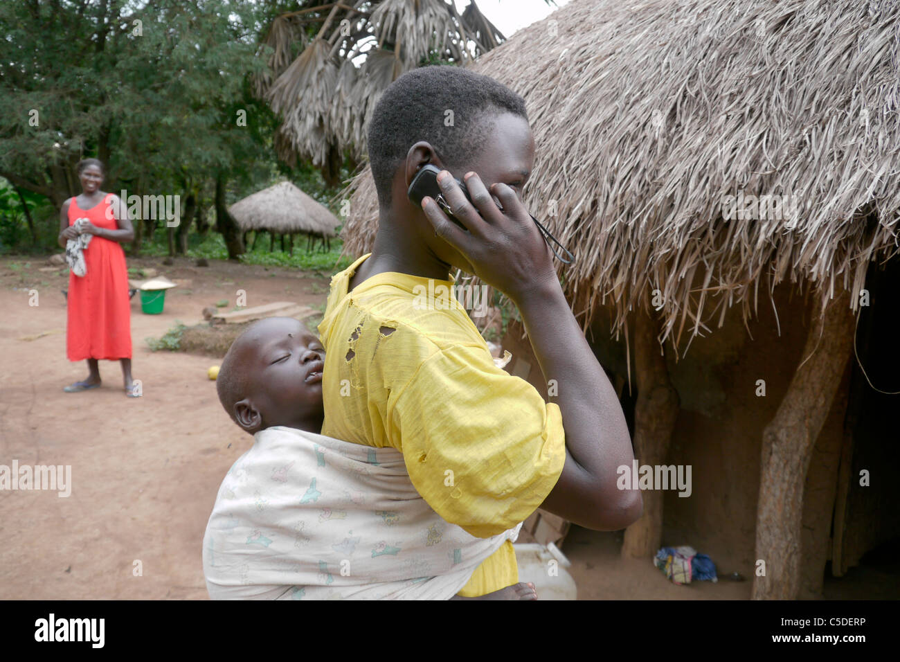 UGANDA Lira. Mother and child. photograph by Sean Sprague Stock Photo ...