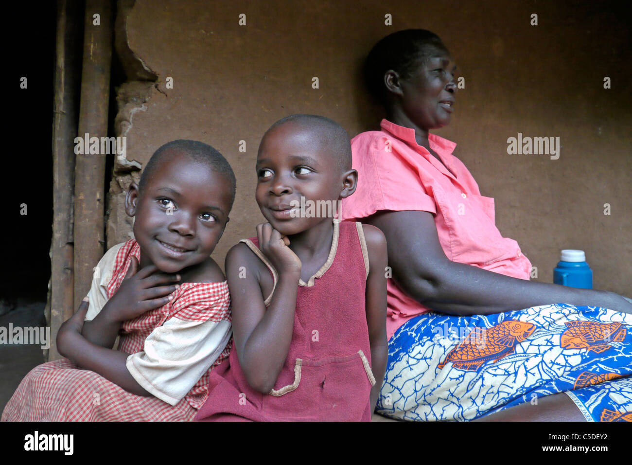 UGANDA Woman and children of Lira. photograph by Sean Sprague Stock ...