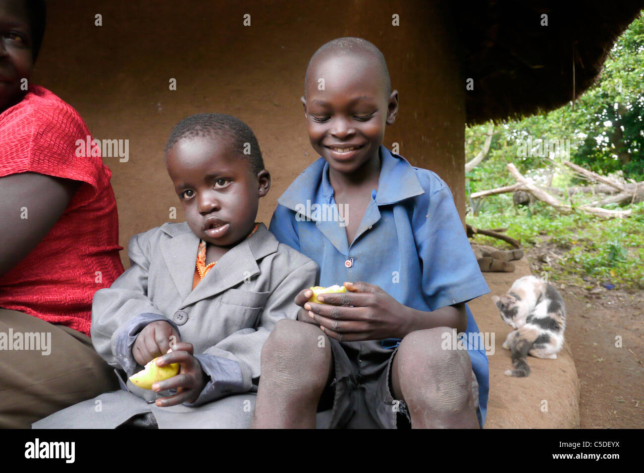 UGANDA Woman and children of Lira. photograph by Sean Sprague Stock ...