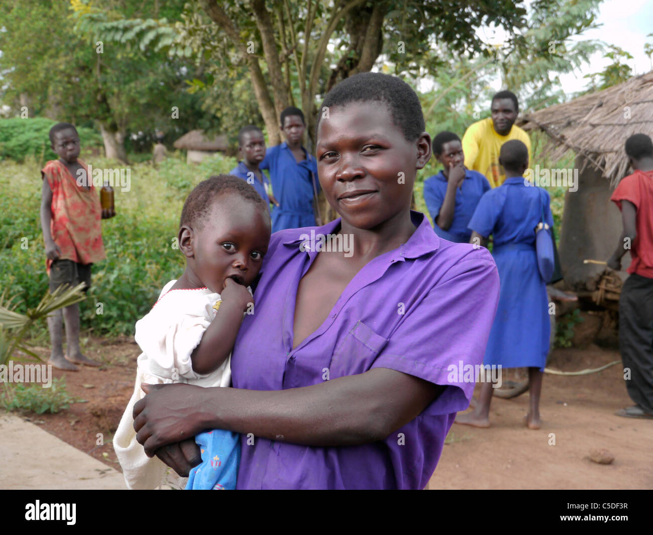 UGANDA Acupu Alice, 20, former abductee of LRA, with her baby and ...