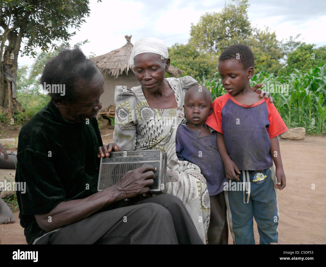 Africans Listening To Radio