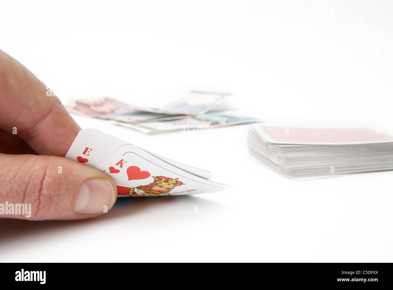 Playing cards king hi-res stock photography and images - Alamy
