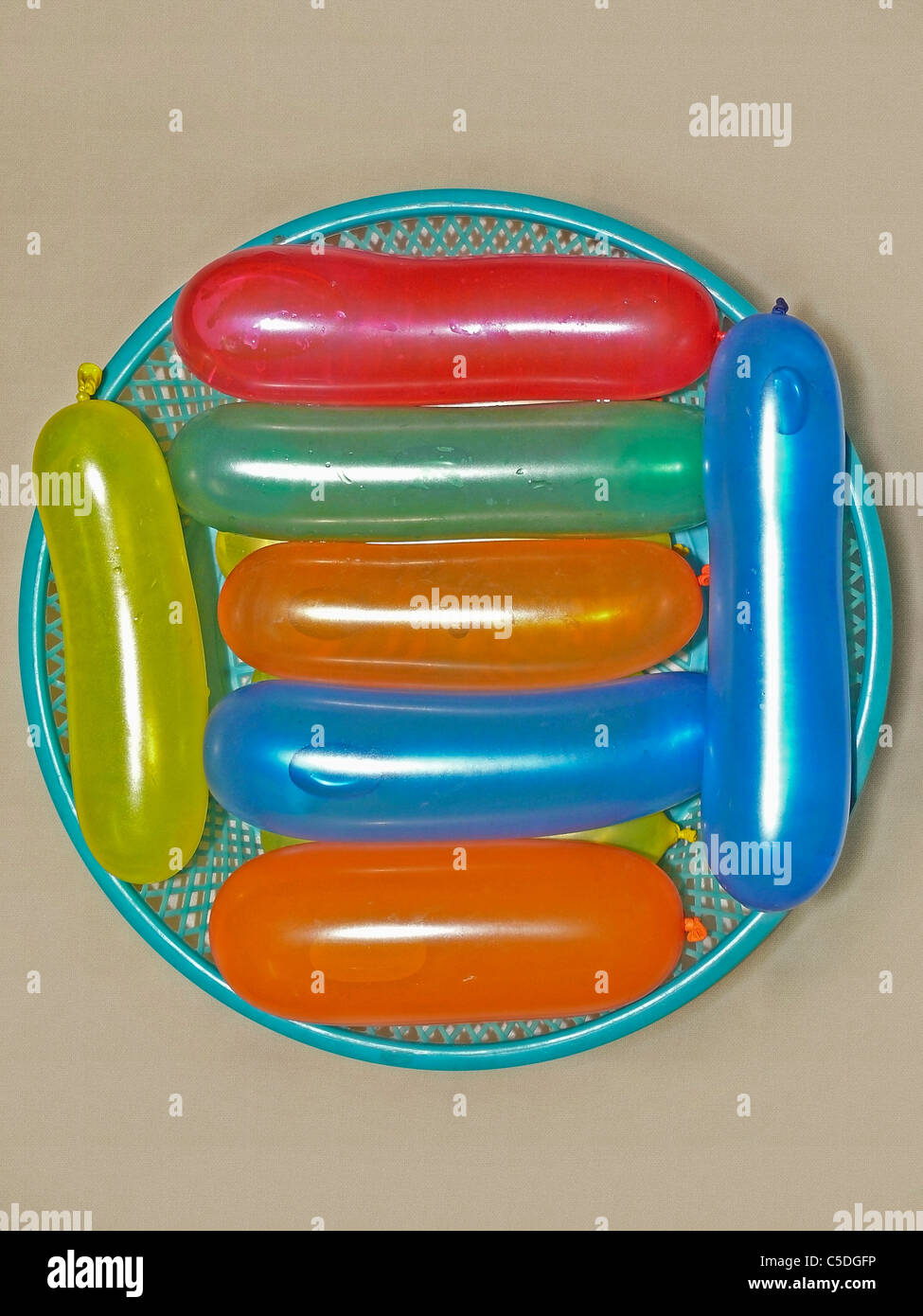 Colorful Water Balloons Stock Photo - Alamy