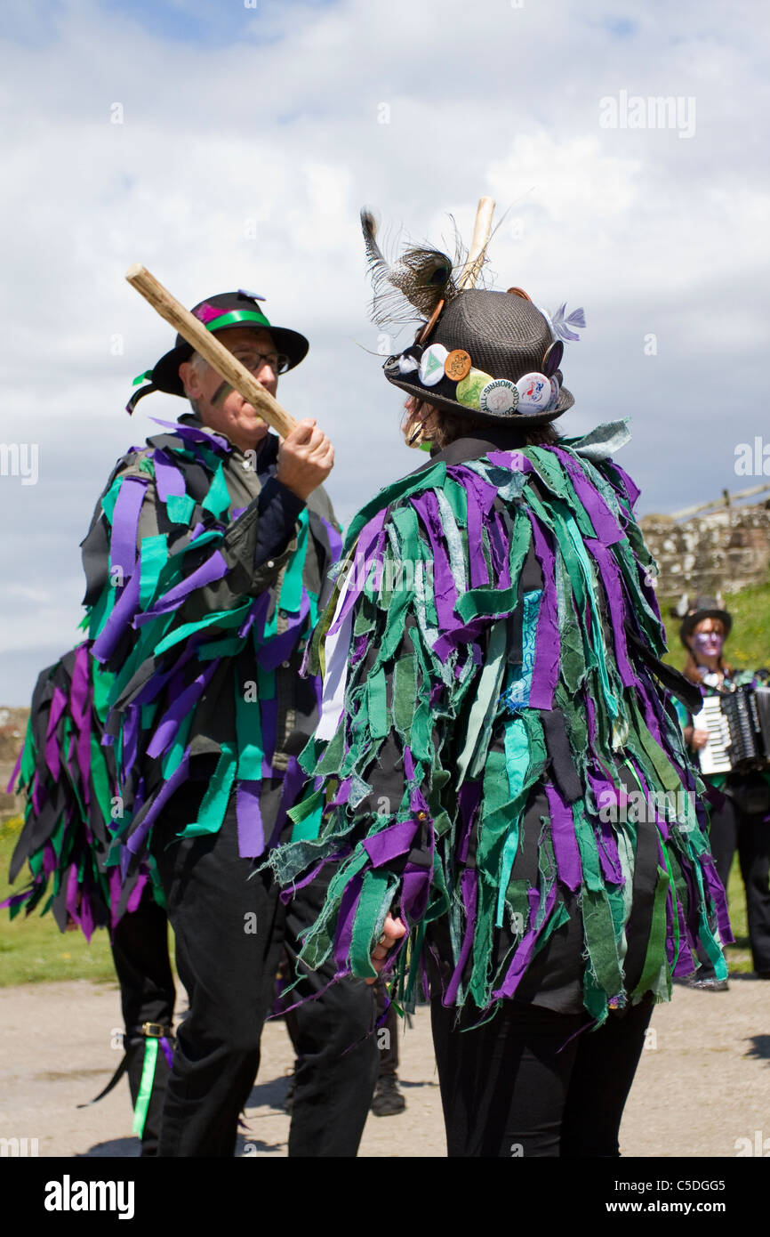 Border mixed morris dancers black faced hi-res stock photography and ...