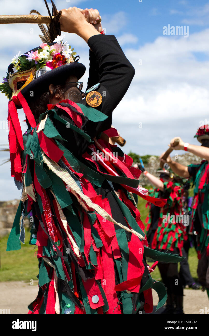 Foxs border morris dancers detail hi-res stock photography and images ...