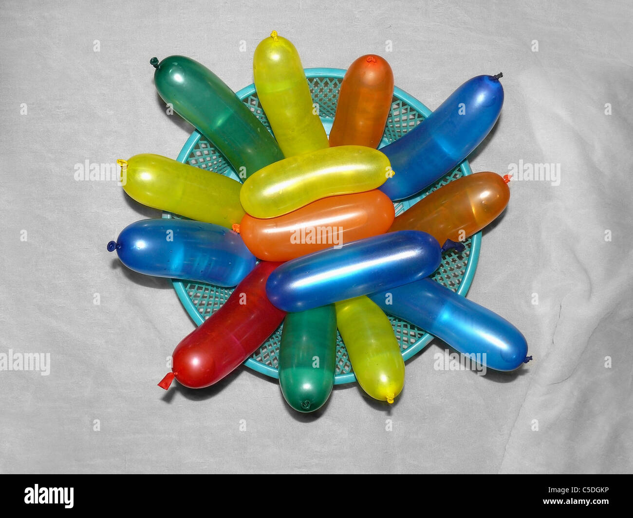 Colorful Water Balloons Stock Photo - Alamy