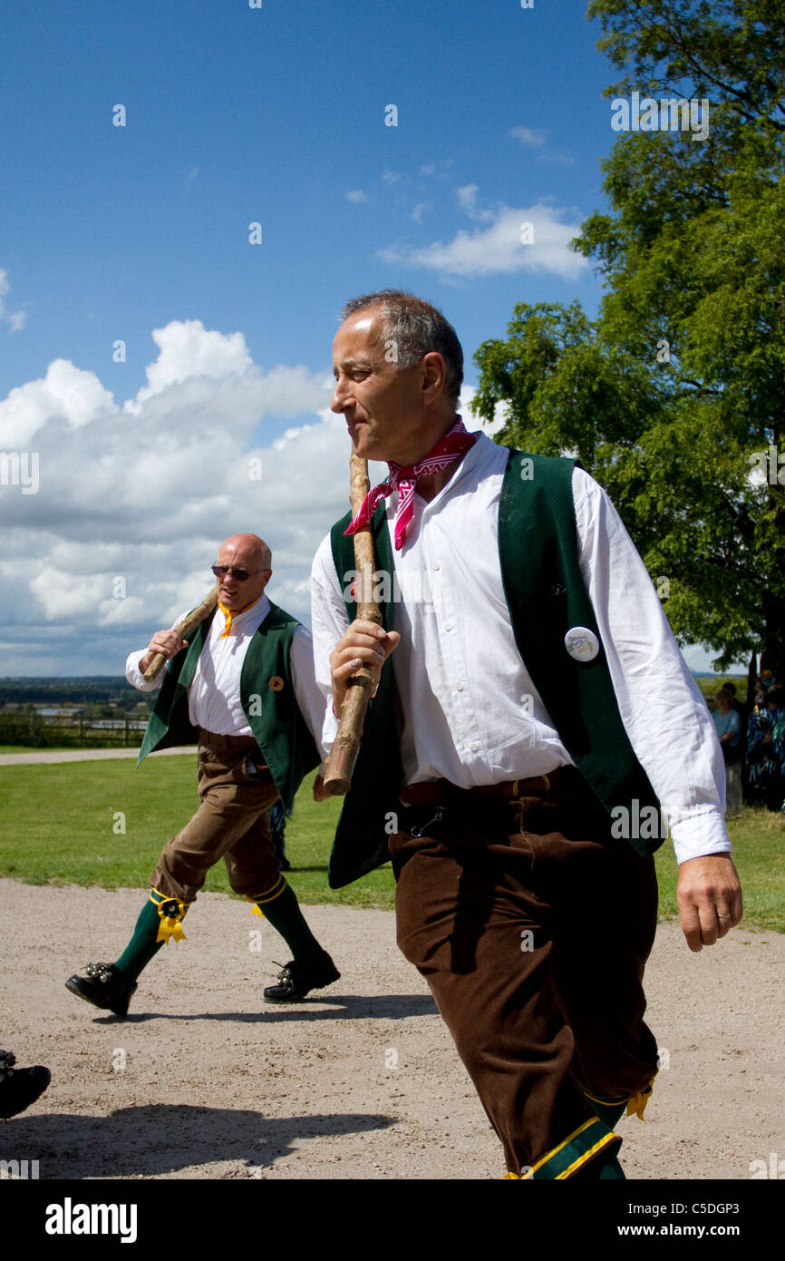 Morris Dancers, detail and people, clothing, dancing, celebration ...
