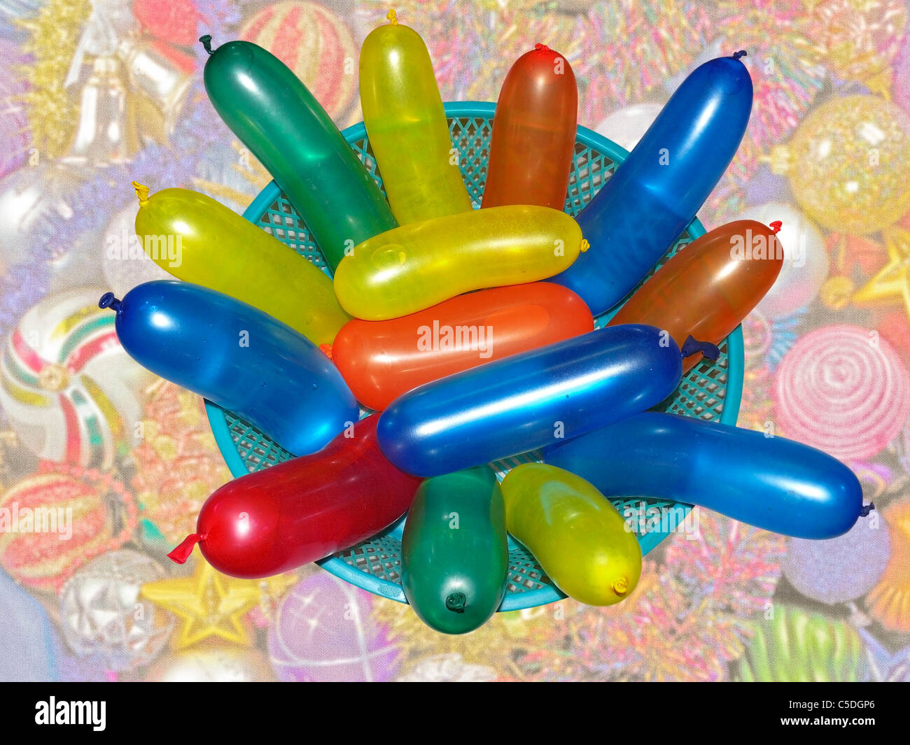 Colorful Water Balloons Stock Photo - Alamy