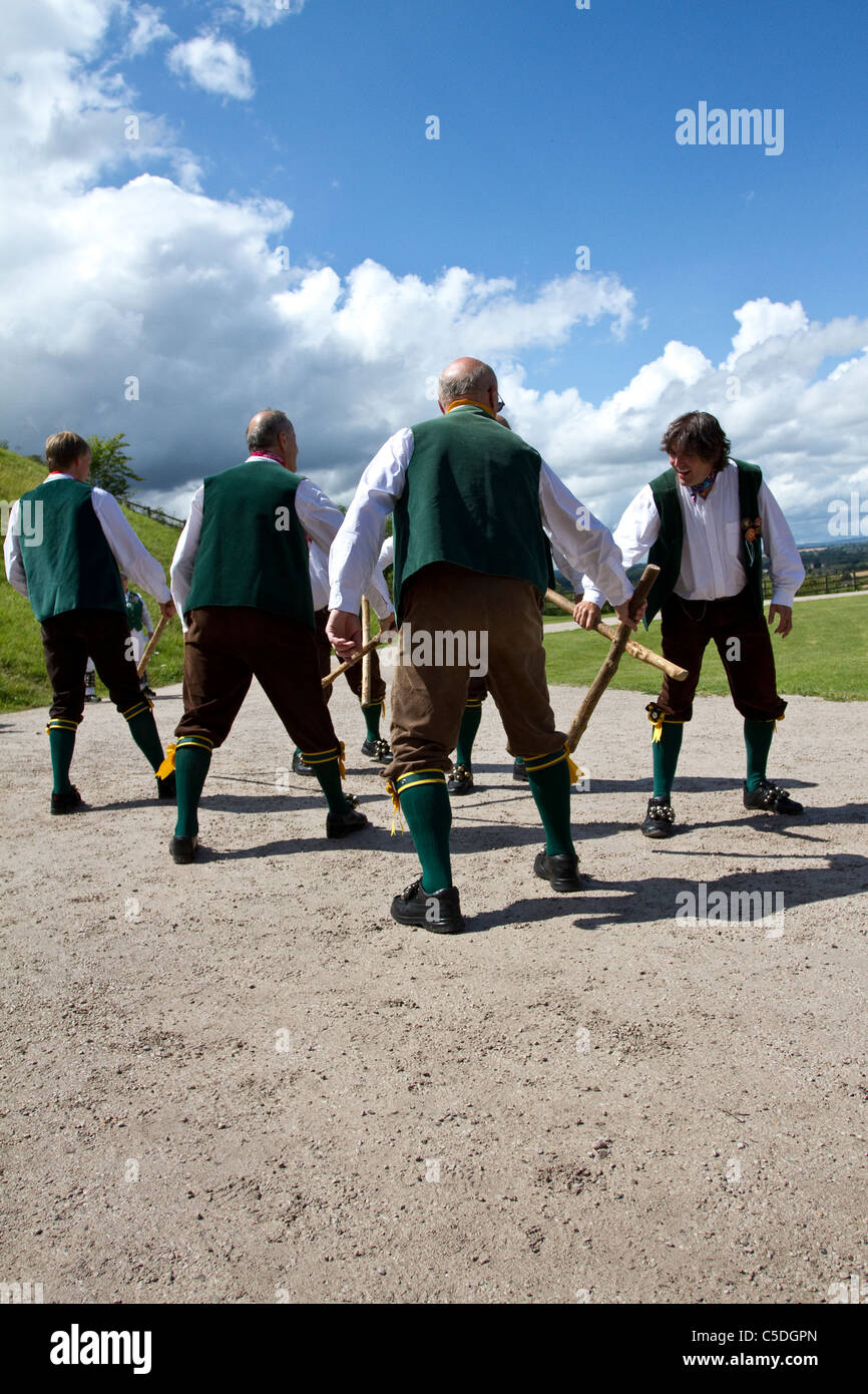 Morris Dancers, detail and people, clothing, dancing, celebration ...