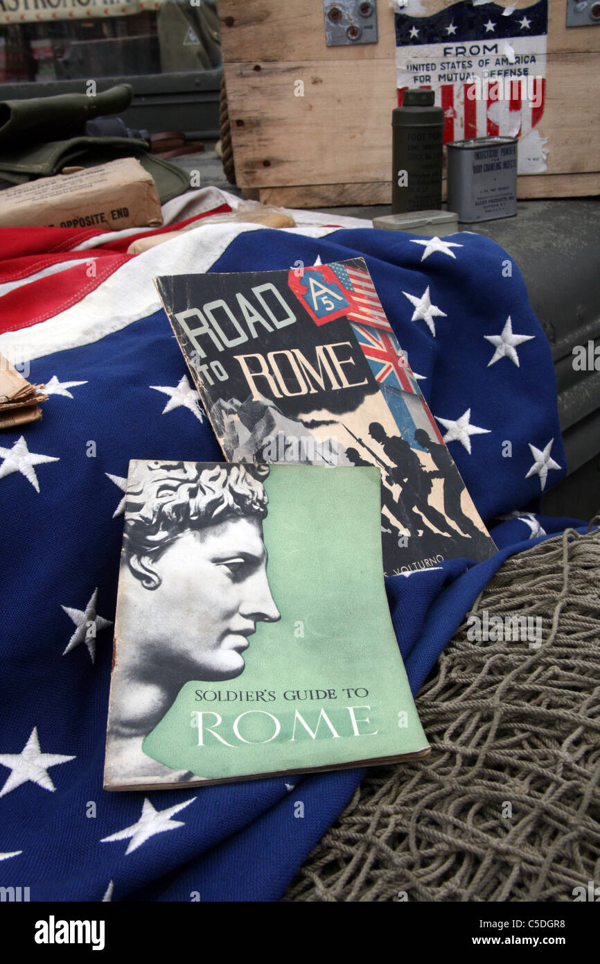 world war 2 liberation of rome re enactment parade 4th june 1944, rome ...