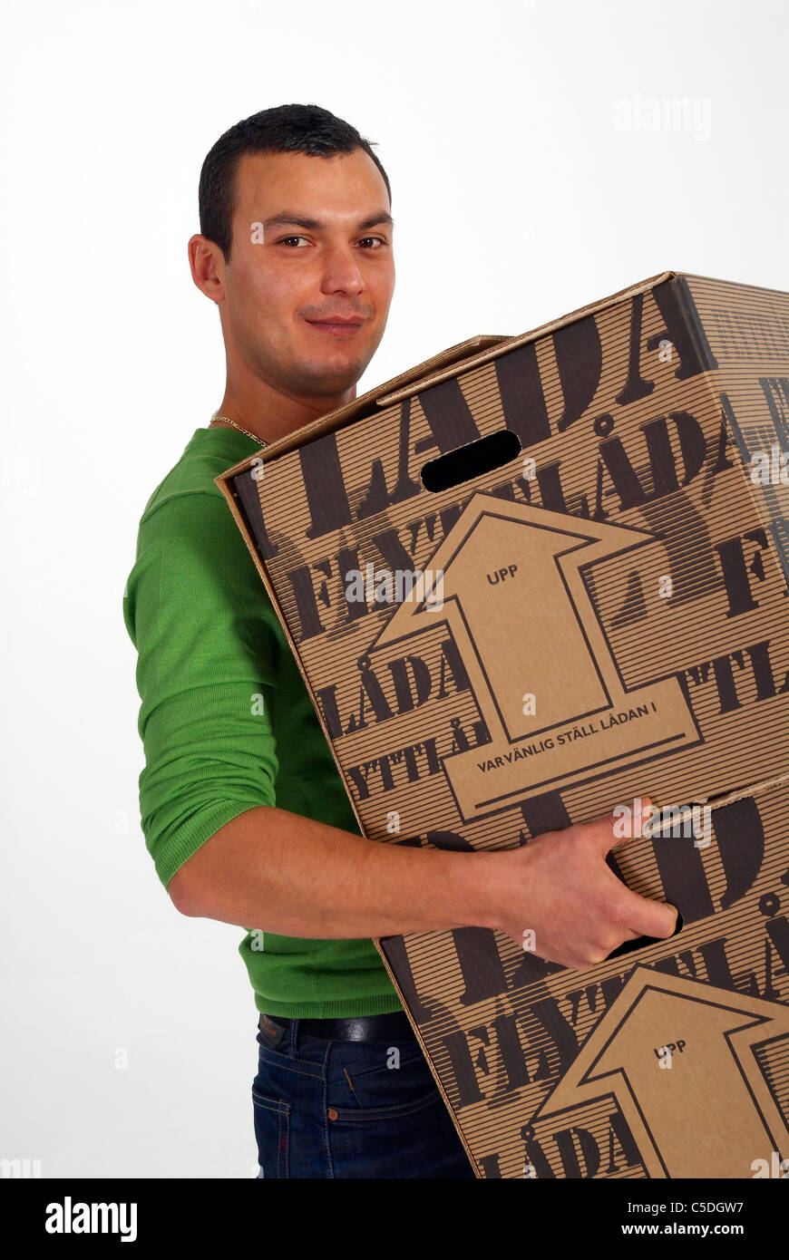 Heavy boxes up hi-res stock photography and images - Alamy