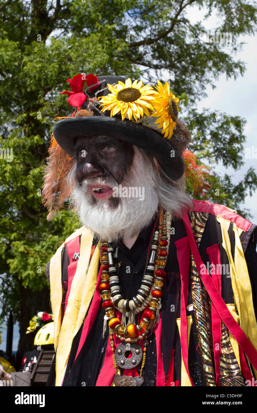 Black faced Morris Dancers, Morris Dancers, detail and people, clothing ...