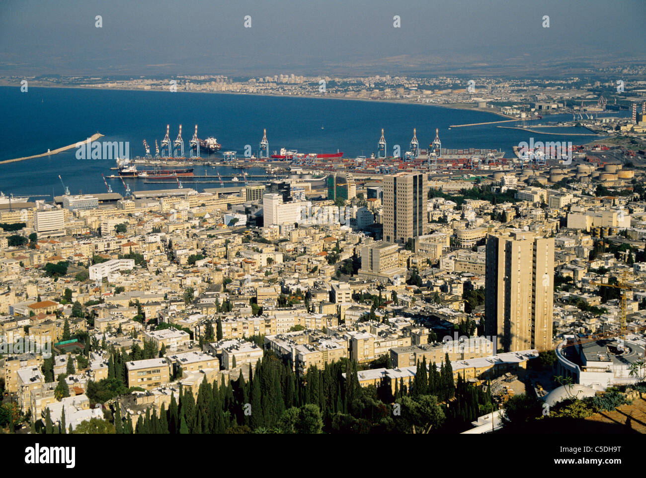 Port city of Haifa Stock Photo - Alamy