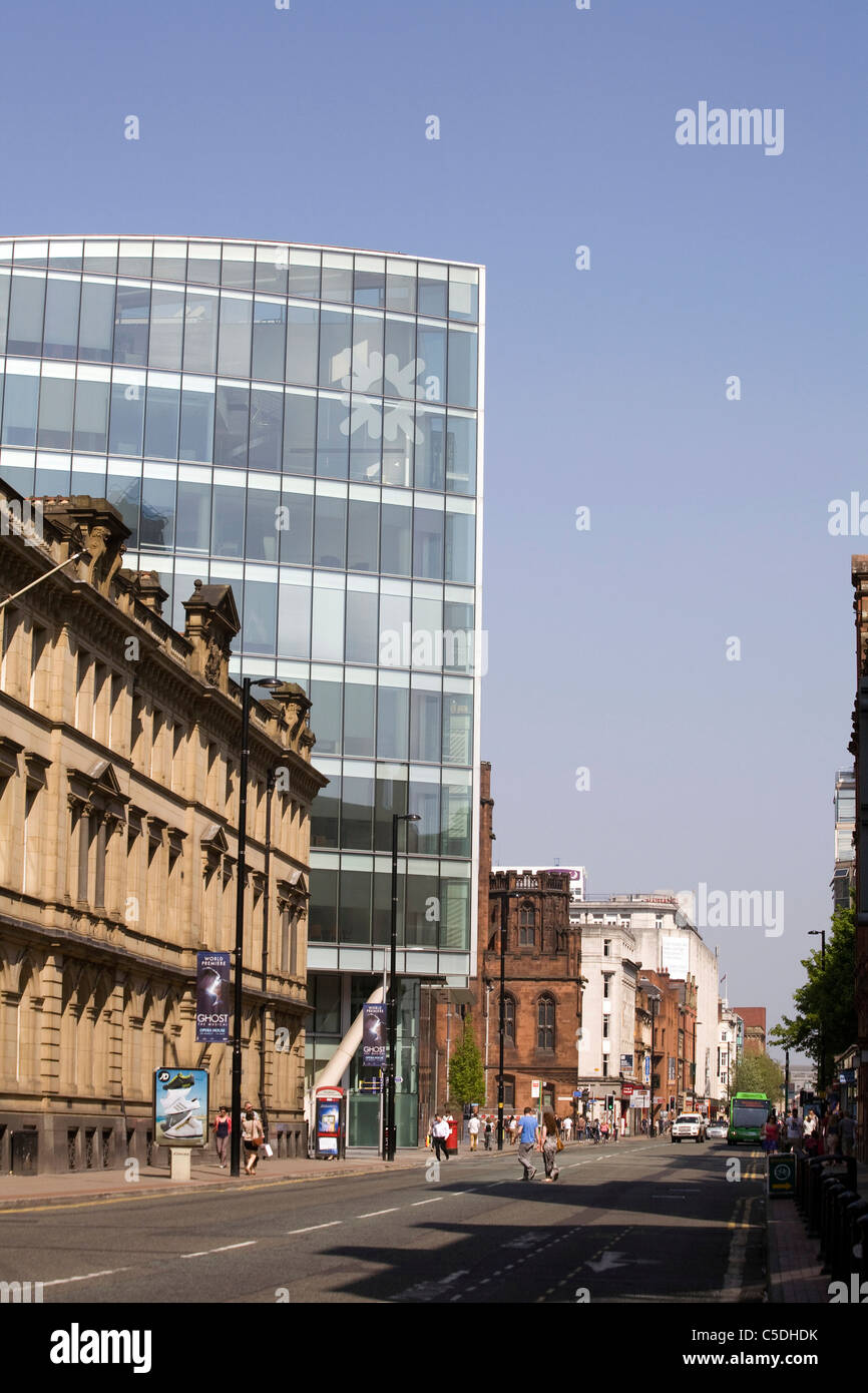Office buildings Deansgate Manchester England Stock Photo - Alamy