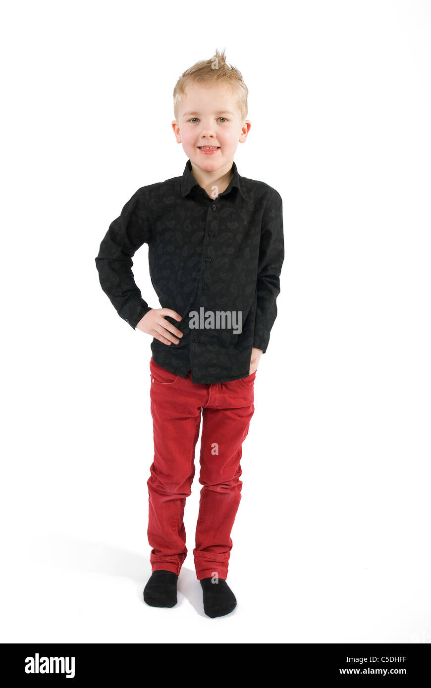 Full length portrait boy hi-res stock photography and images - Alamy