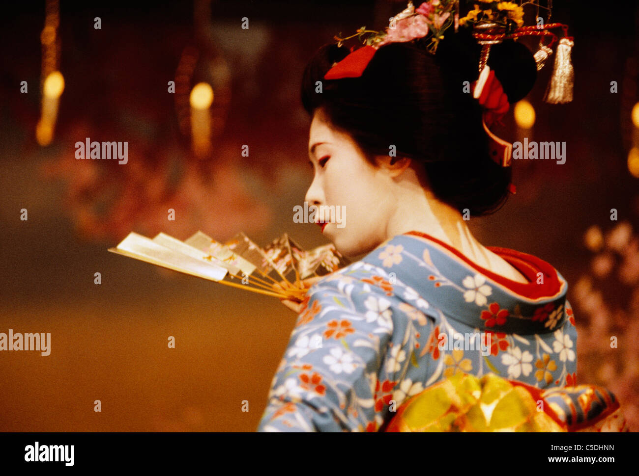 Dancer of Cherry Blossom Dance (Miyako Odori) at Gion Corner in Kyoto ...