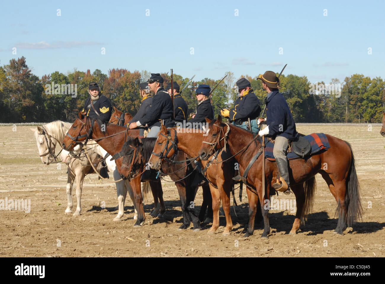 Fort Branch Civil War Reenactment Stock Photo - Alamy