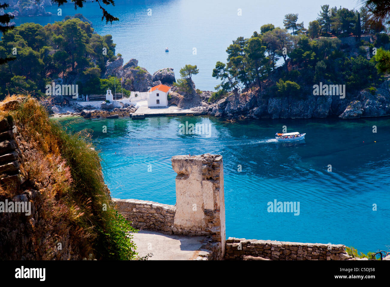 Parga Greece island of Panagia Stock Photo - Alamy