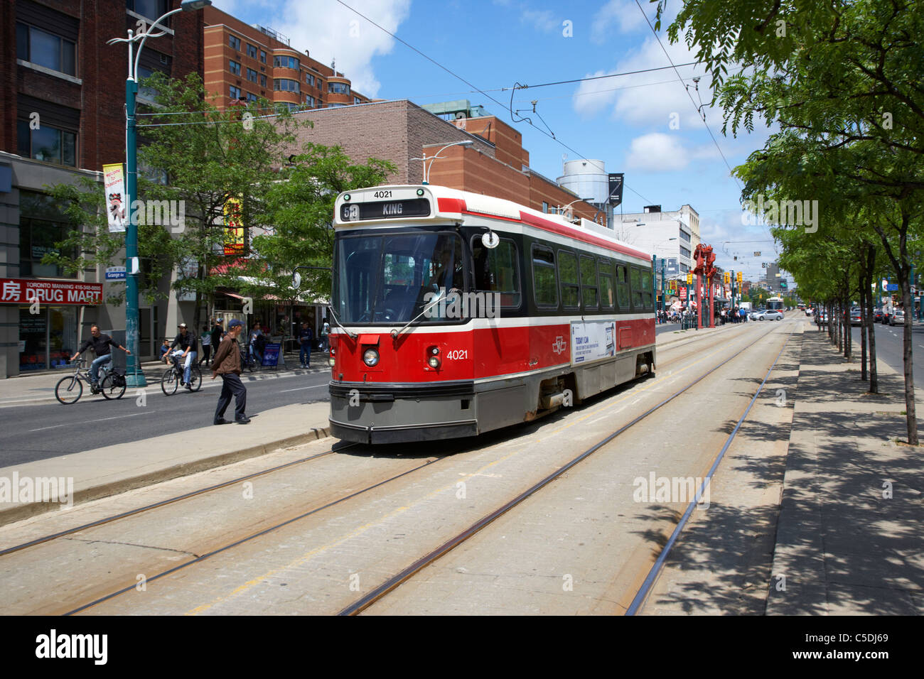 toronto transit system ttc tram ontario canada Stock Photo - Alamy