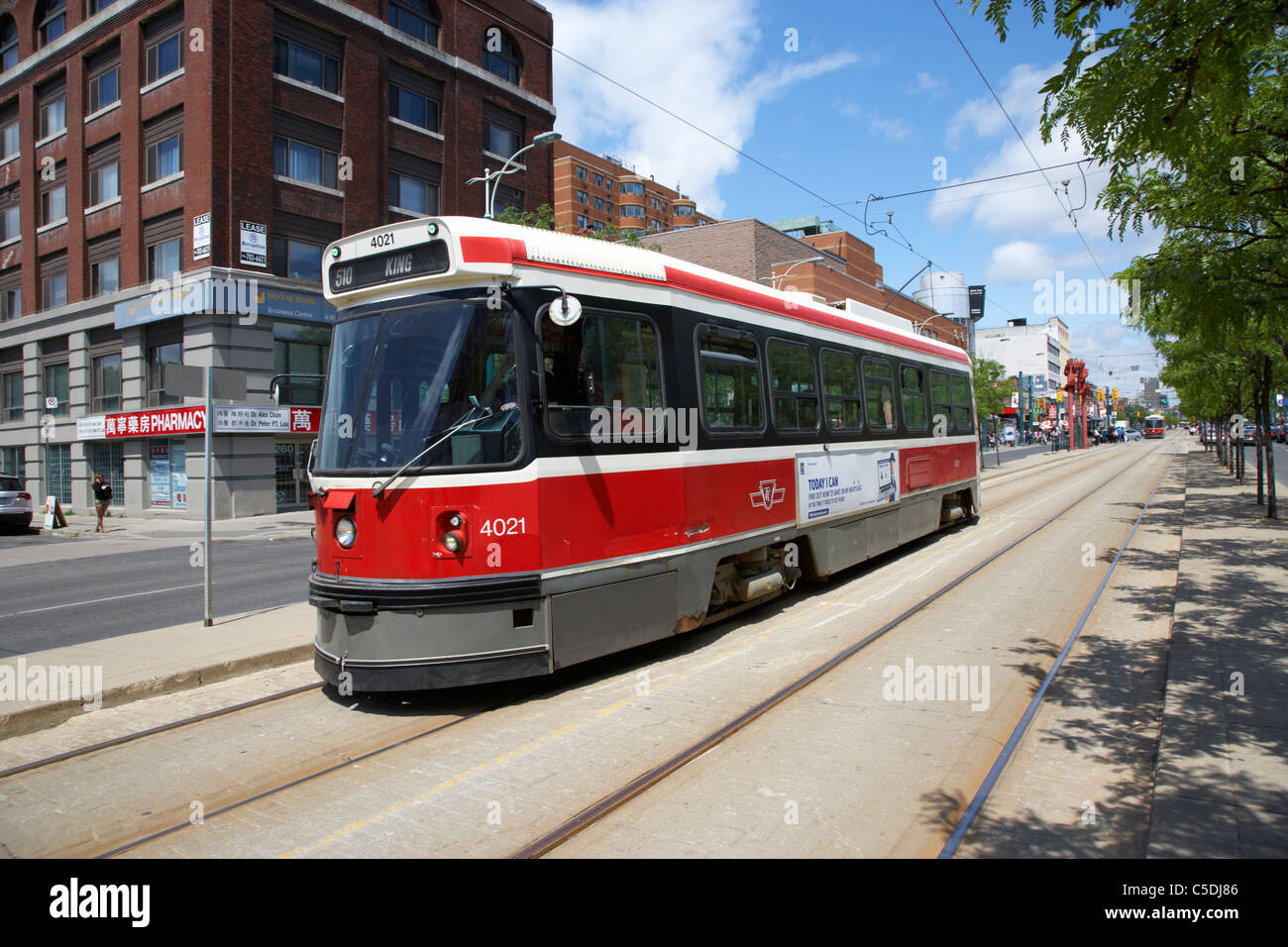 toronto transit system ttc tram ontario canada Stock Photo - Alamy