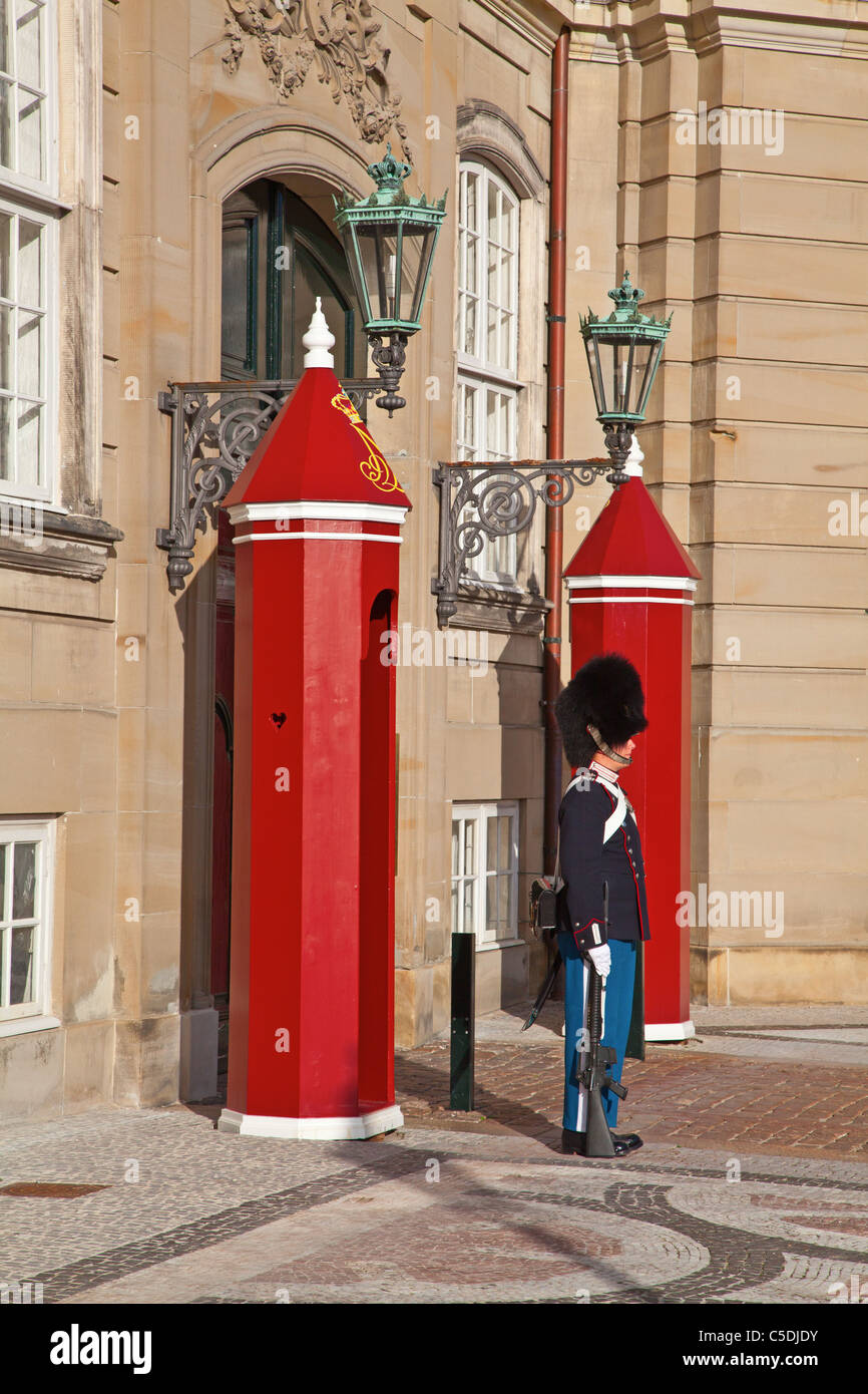 Royal Guard in Copenhagen, Denmark Stock Photo - Alamy
