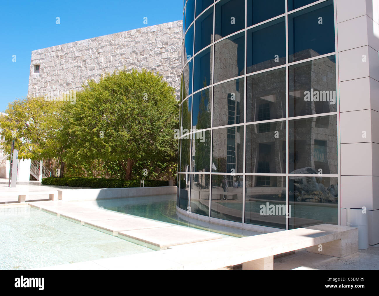 West Pavilion of the Getty Museum Stock Photo - Alamy