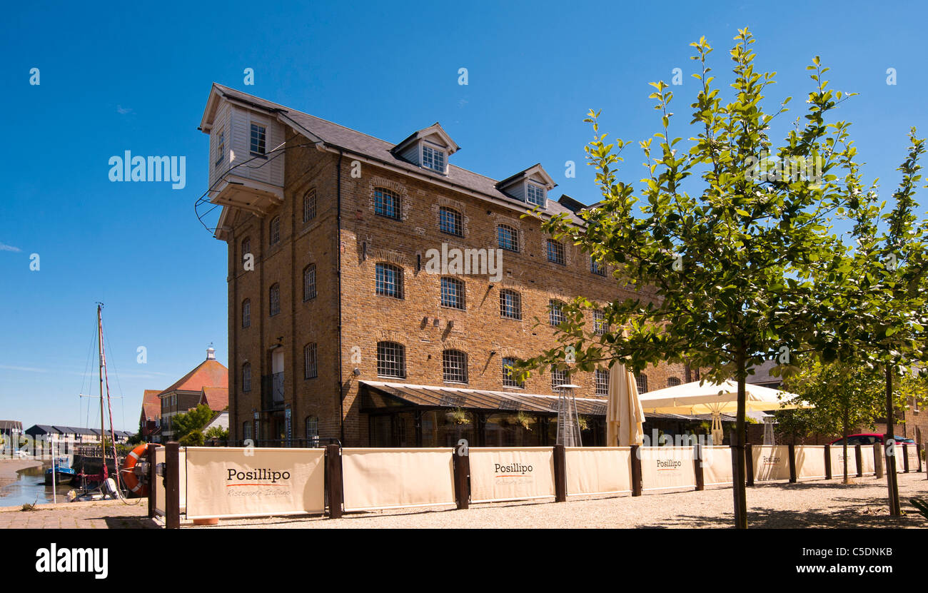 FAVERSHAM, KENT, UK - JUNE 26, 2011: Exterior view of Posillipo ...