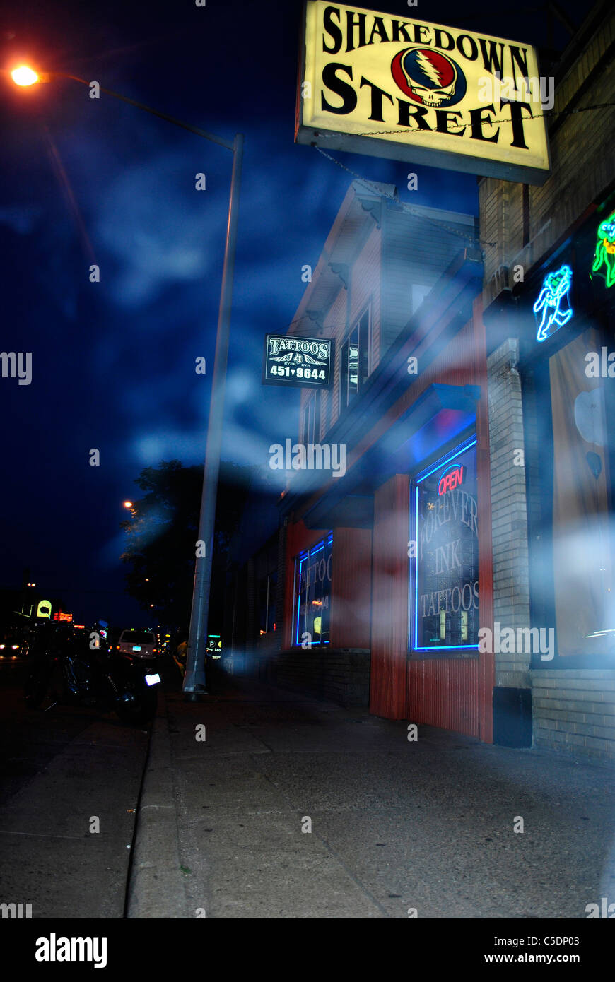 Shakedown Street Sign