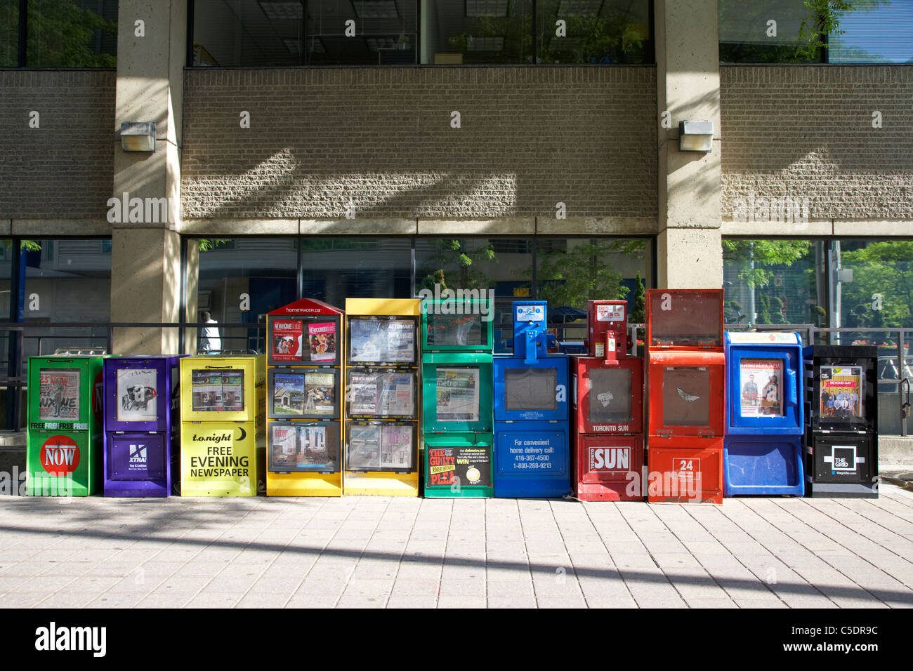 Newspaper boxes at the street hi-res stock photography and images - Alamy