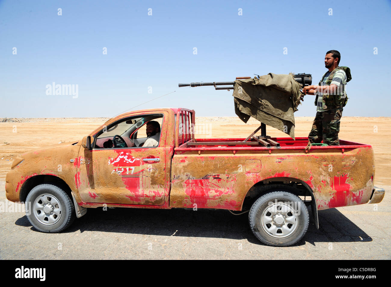 a war between Gaddafi army and Libya's Transitional National Council ...