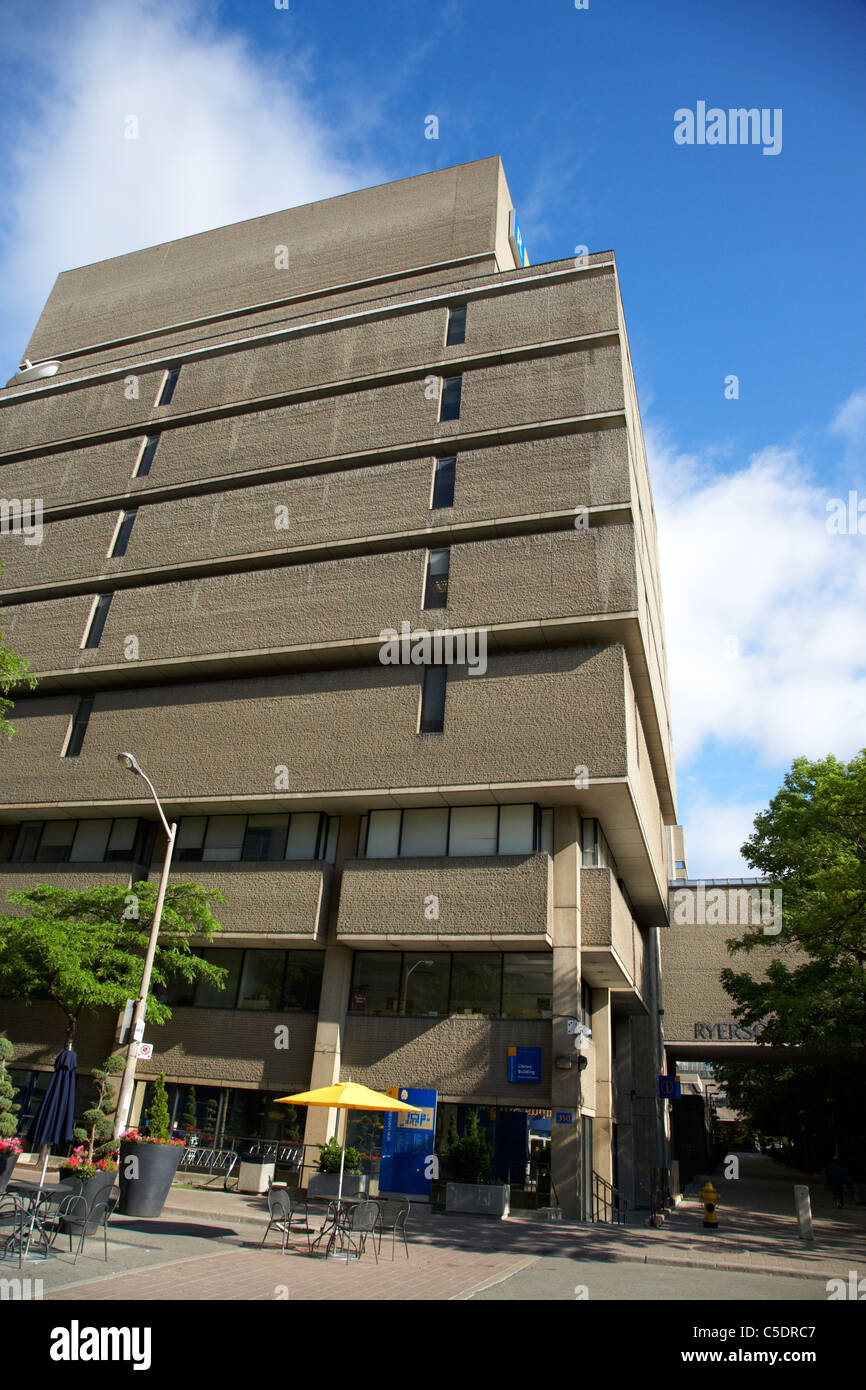 ryerson university library building toronto ontario canada Stock Photo ...