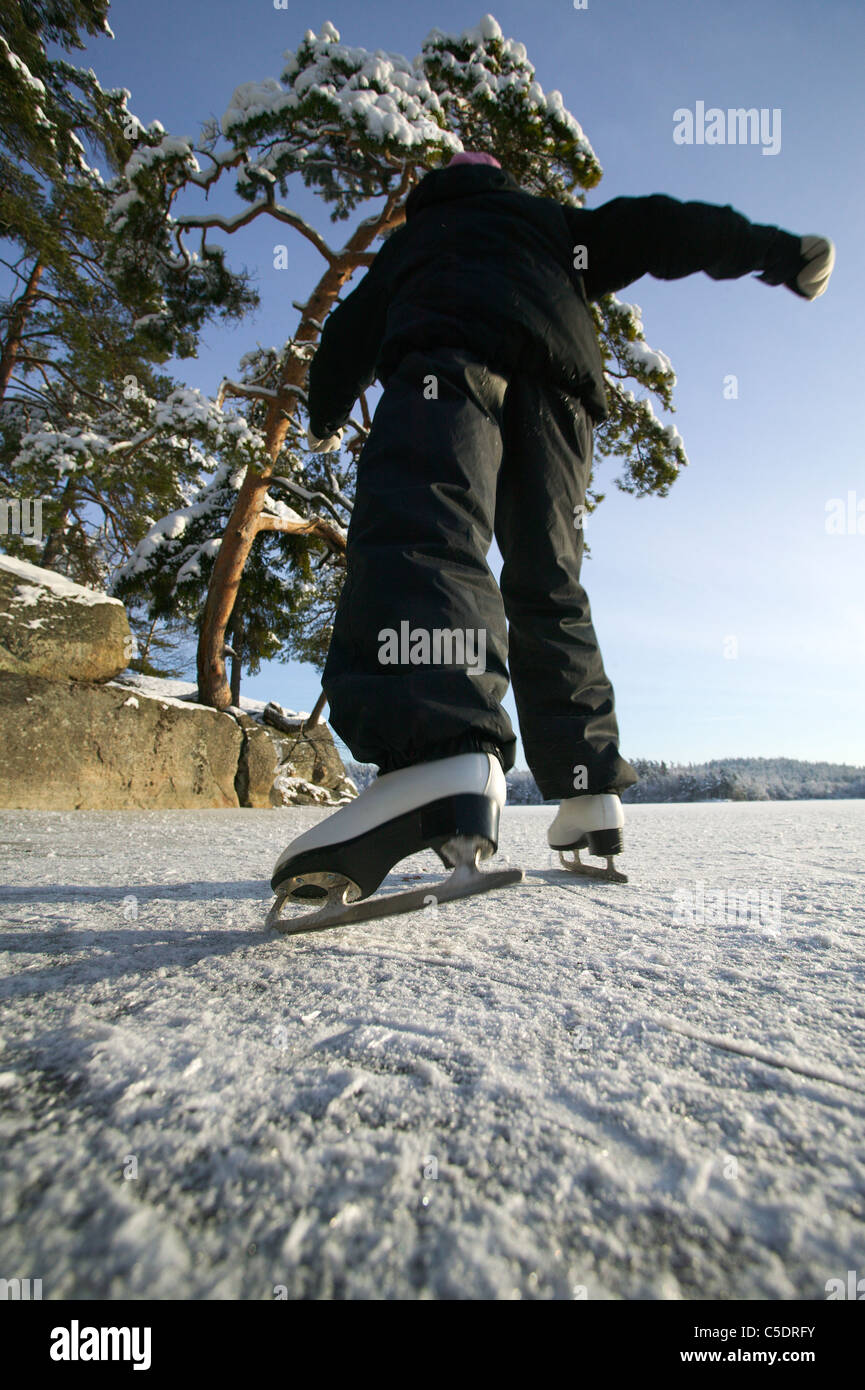 Ice skating low angle hi-res stock photography and images - Alamy