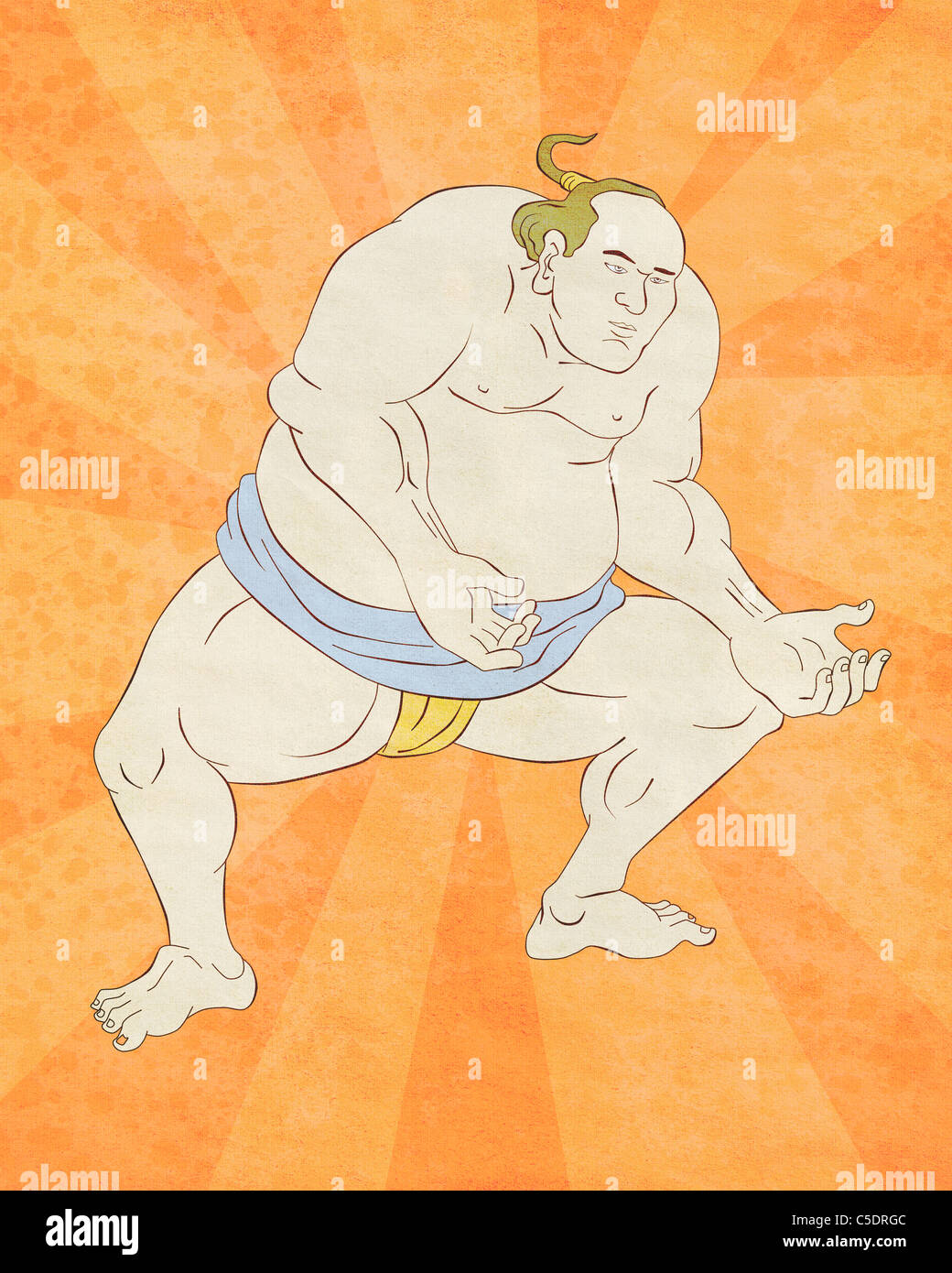 Sumo wrestler cartoon hi-res stock photography and images - Alamy