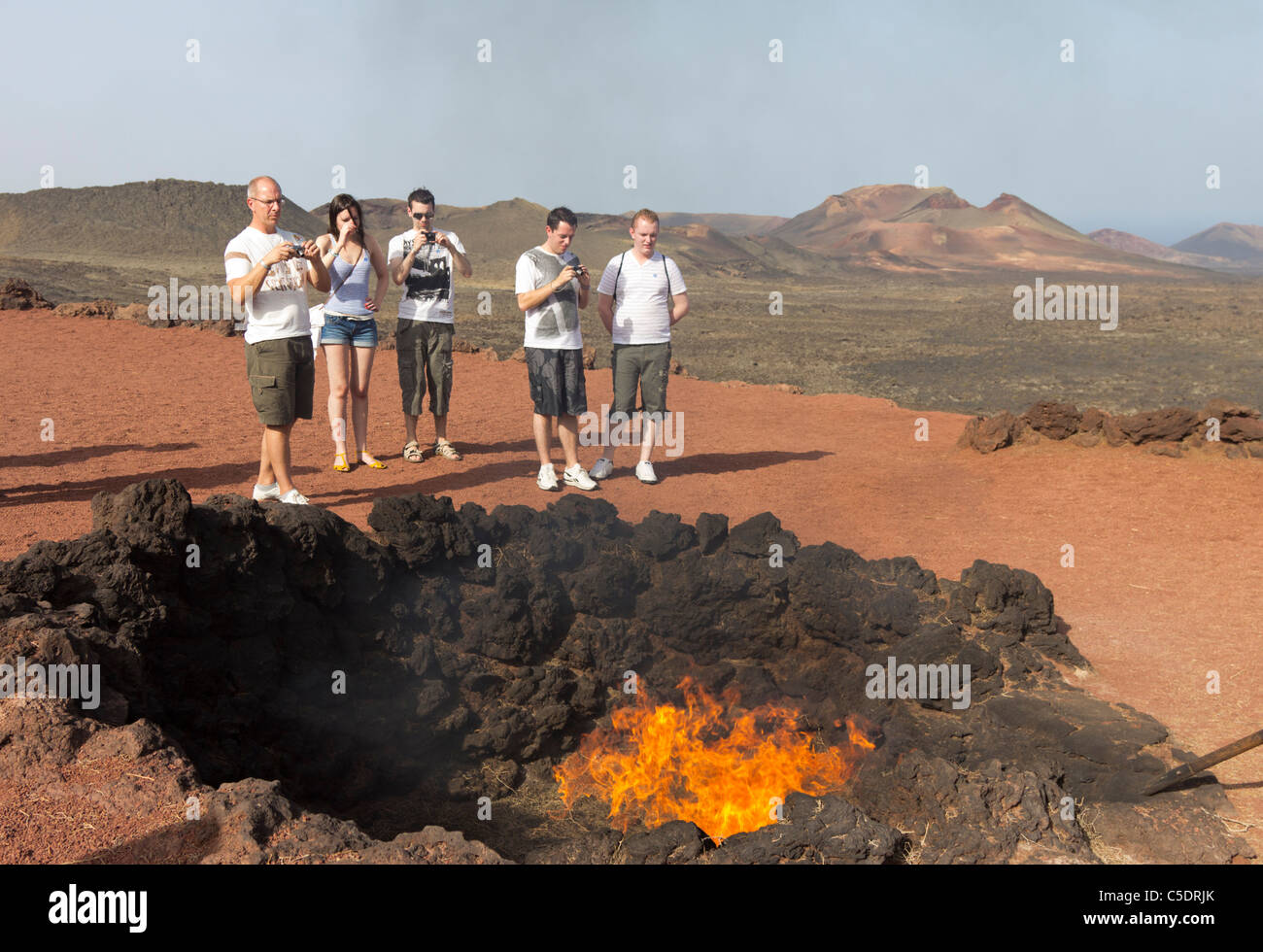 Timanfaya National Park - Lanzarote - Canary Islands Stock Photo - Alamy