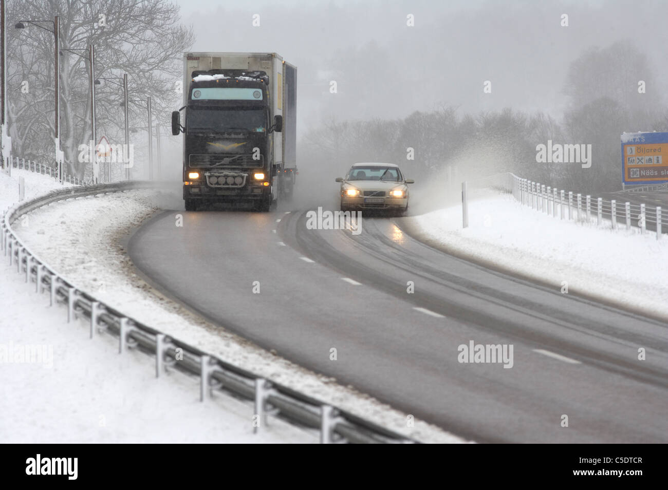 Car Overtaking Lorry High Resolution Stock Photography and Images - Alamy