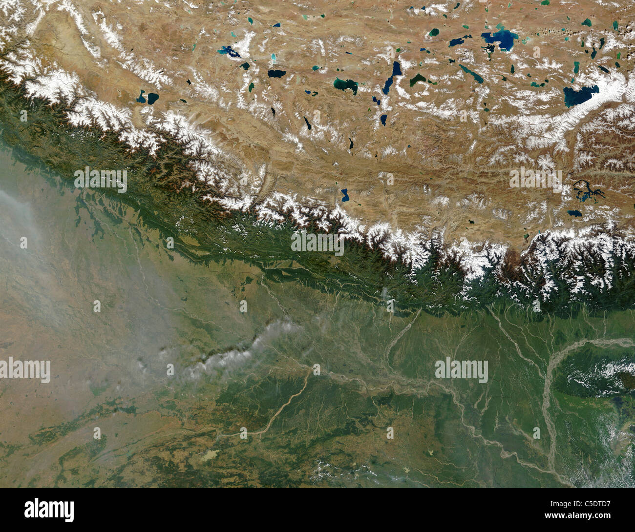 Himalayas satellite hi-res stock photography and images - Alamy