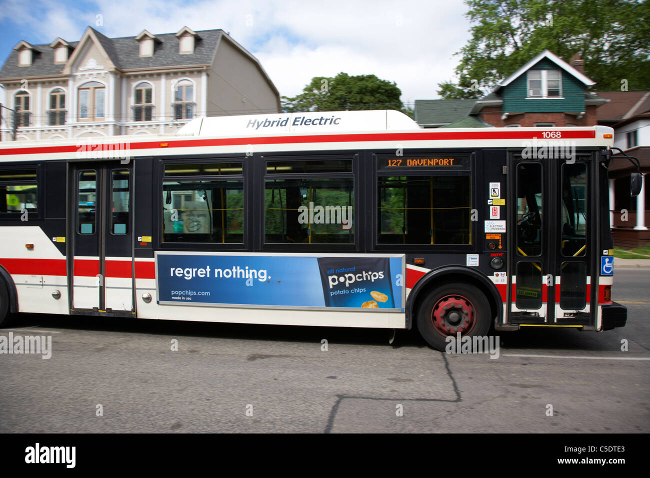 toronto transit system ttc hybrid electric bus ontario canada Stock ...