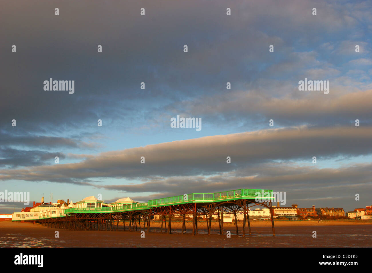 Lytham Pier on the Fylde Coast in Lancashire UK Stock Photo - Alamy