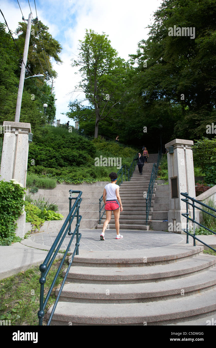 baldwin steps toronto ontario canada Stock Photo - Alamy