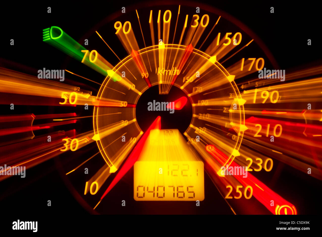 Night time speedometer hi-res stock photography and images - Alamy