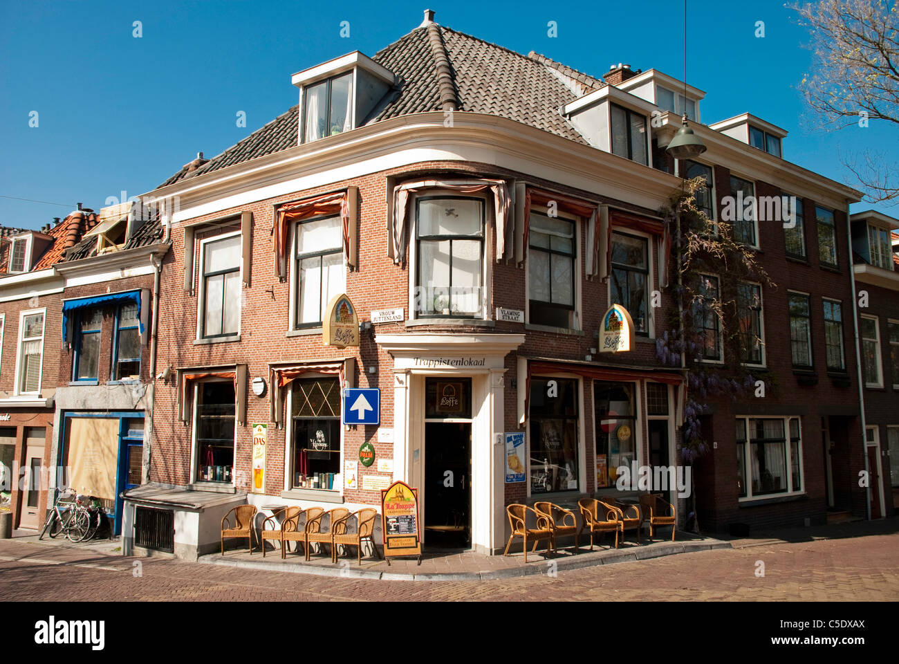 A typical Dutch bar, Delft, Netherlands Stock Photo - Alamy