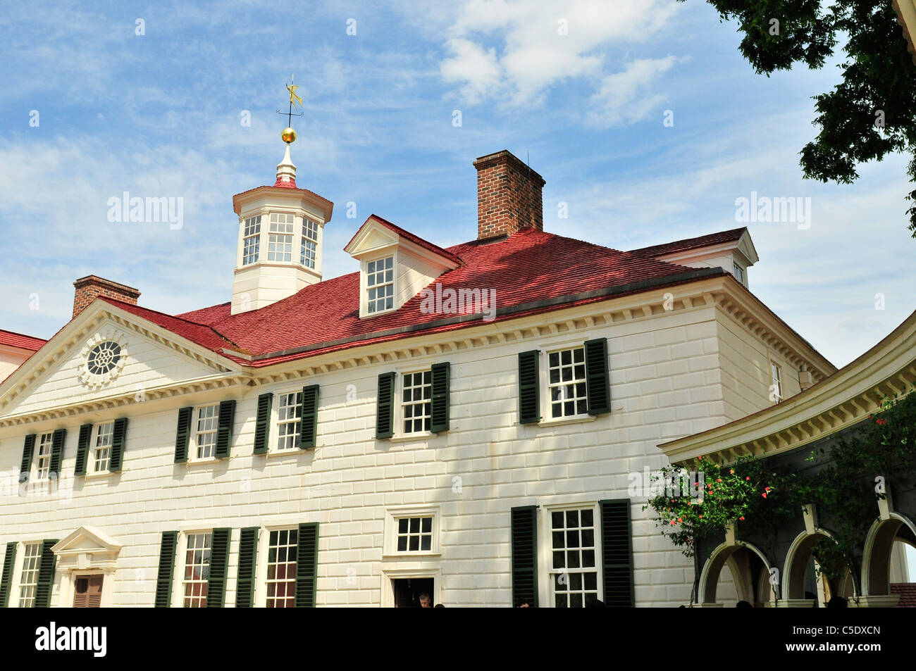 Mount Vernon George Washington Stock Photo - Alamy