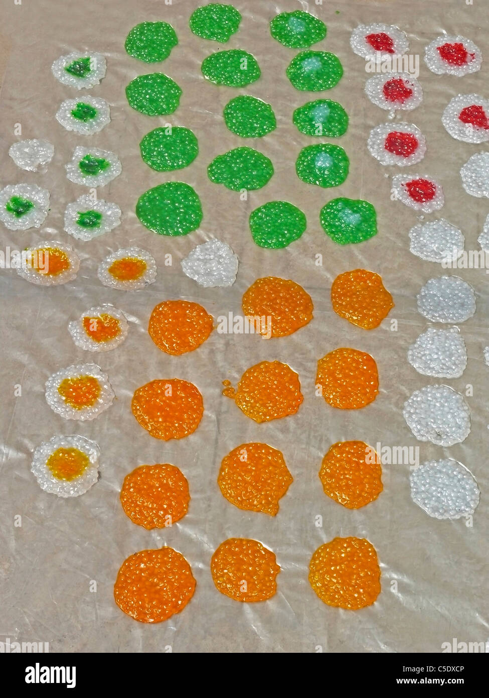 Sago, Sabudana Papad Spread for Drying, India Stock Photo - Alamy