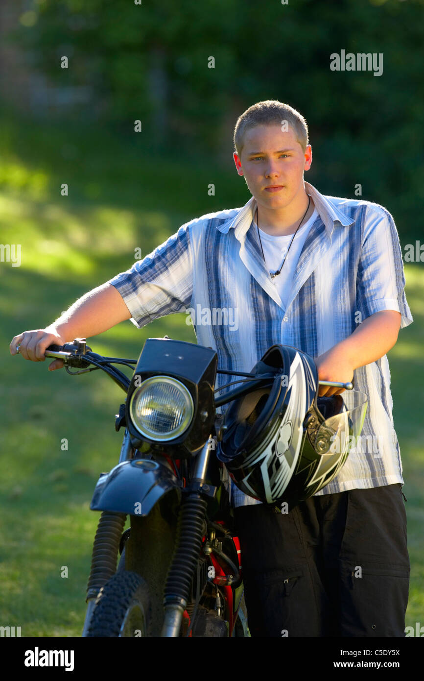 Moped teenager hi-res stock photography and images - Alamy