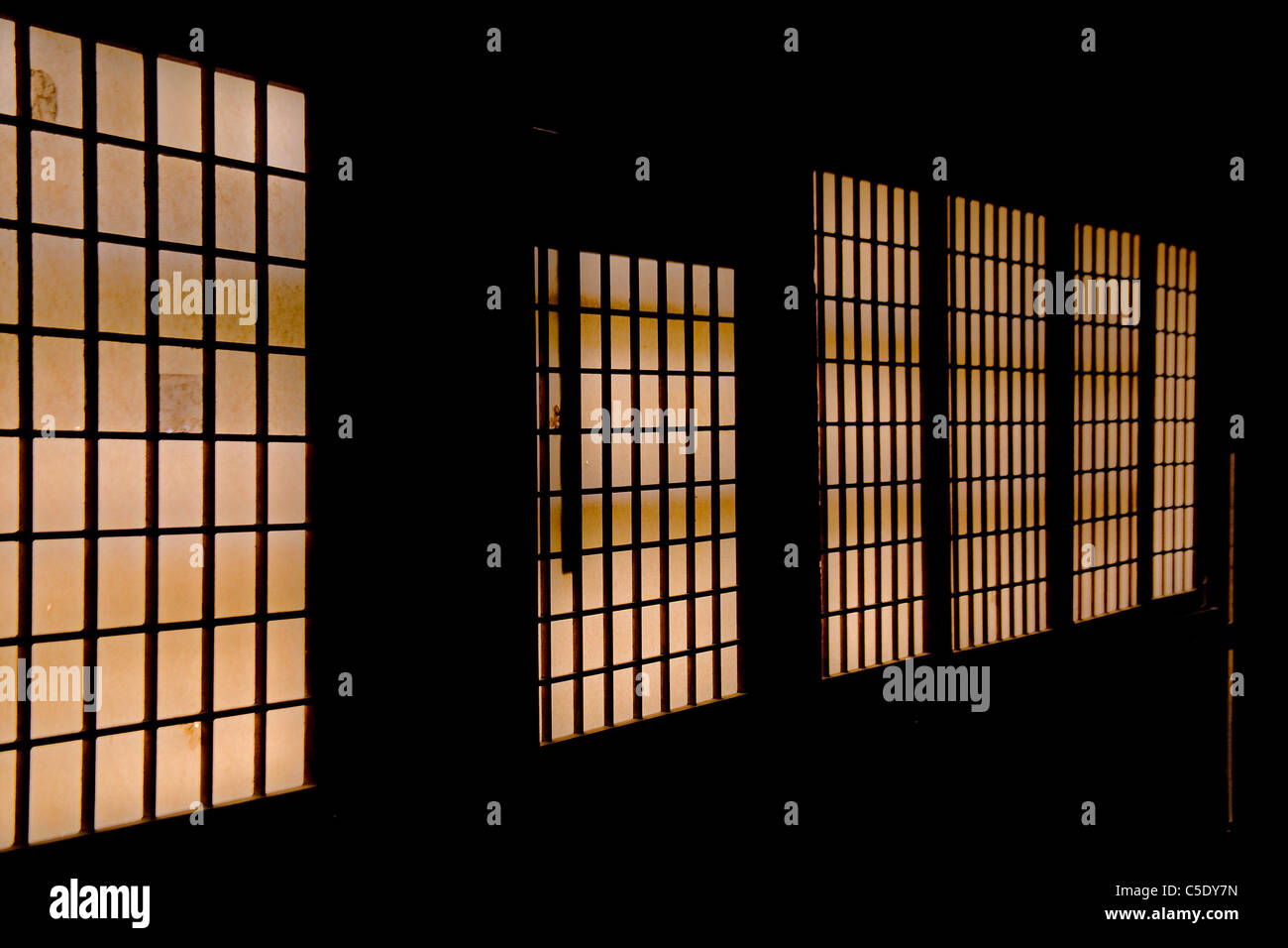 Japanese sliding walls Stock Photo - Alamy